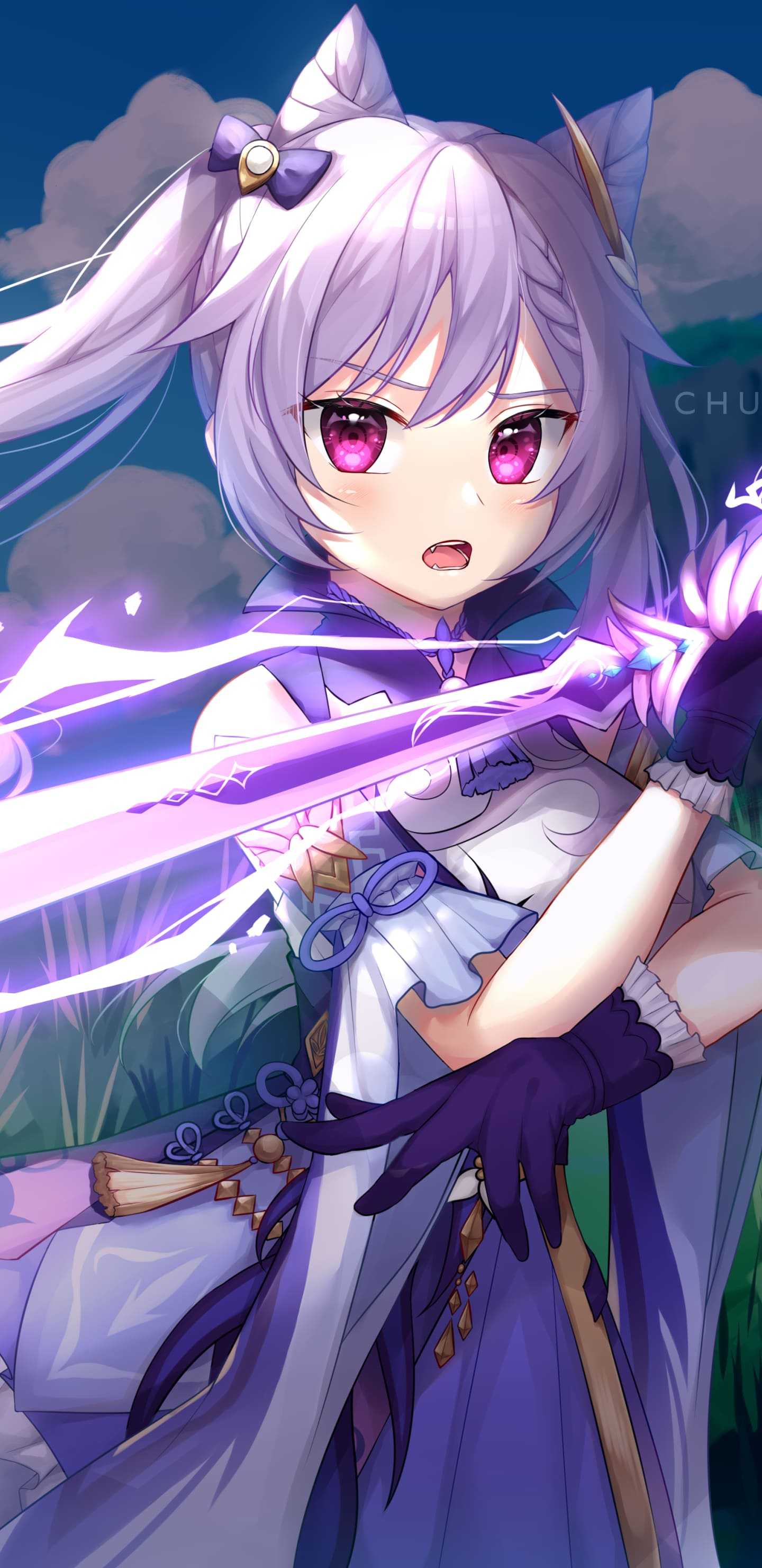 🔥 Free Download Keqing Genshin Impact Wallpaper by @paulmorrison ...