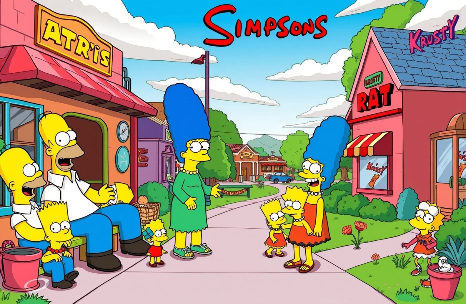 🔥 Free Download Simpsons Characters Wallpaper by @brianc59 ...
