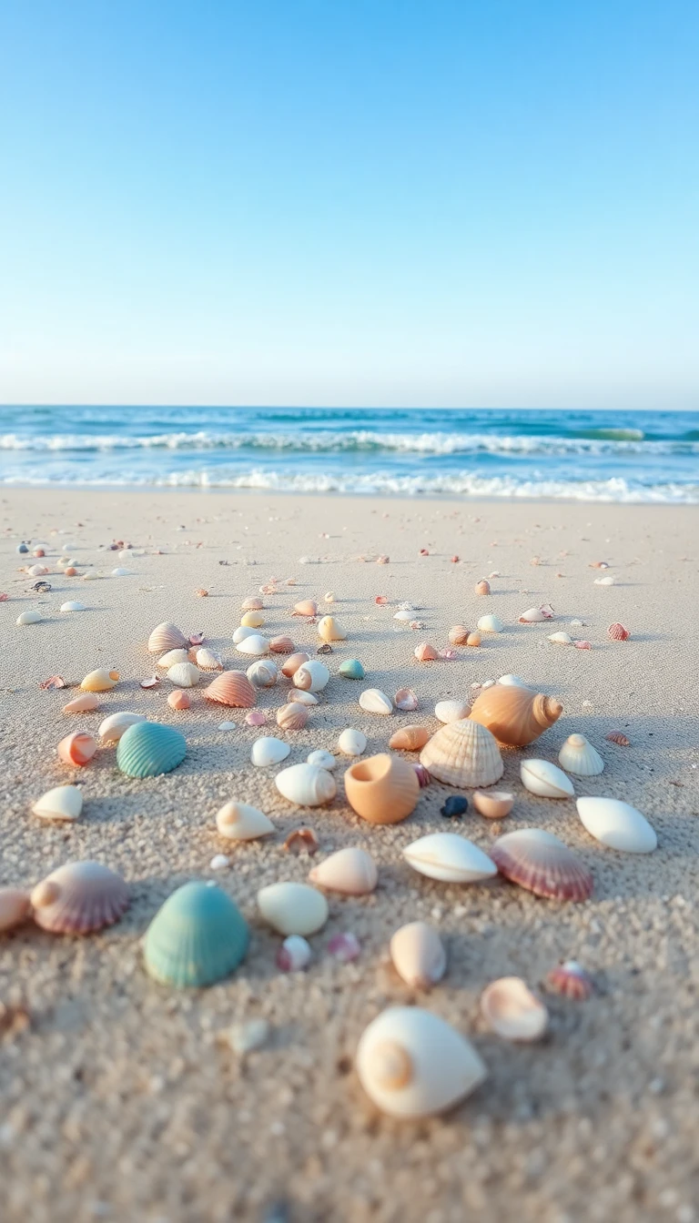 🔥 Free Download Seashells On The Beach Wallpaper by @jamesd54 ...