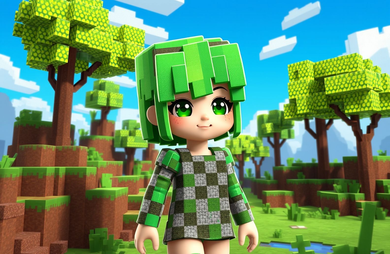 🔥 Free Download Minecraft Creeper Girl Wallpaper by @jstone19 ...