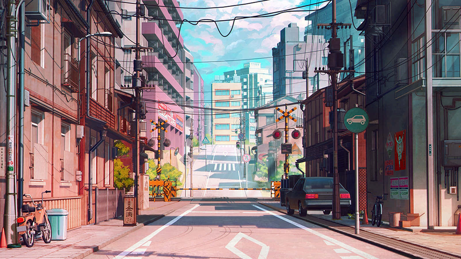 🔥 [30+] Anime City Wallpapers | WallpaperSafari