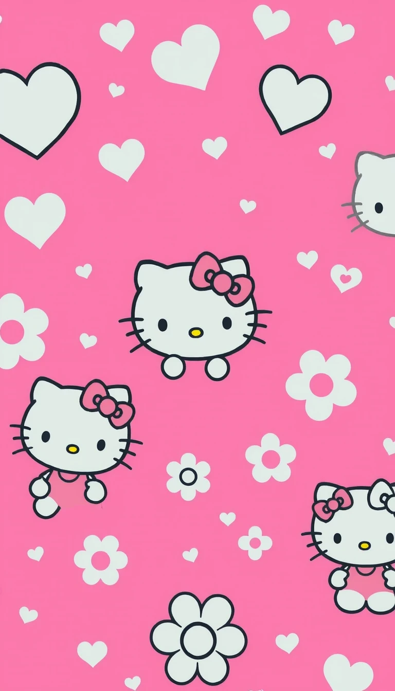 🔥 Free Download Hello Kitty Wallpaper Pink by @christinew60 ...