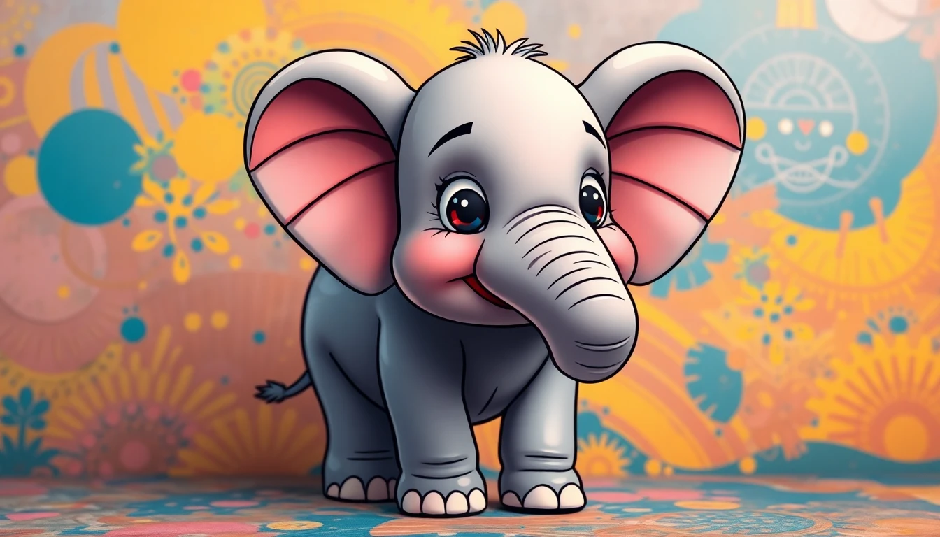 🔥 Free Download Cut Cool Cartoon Elephant Wallpaper by @allisonbaker ...