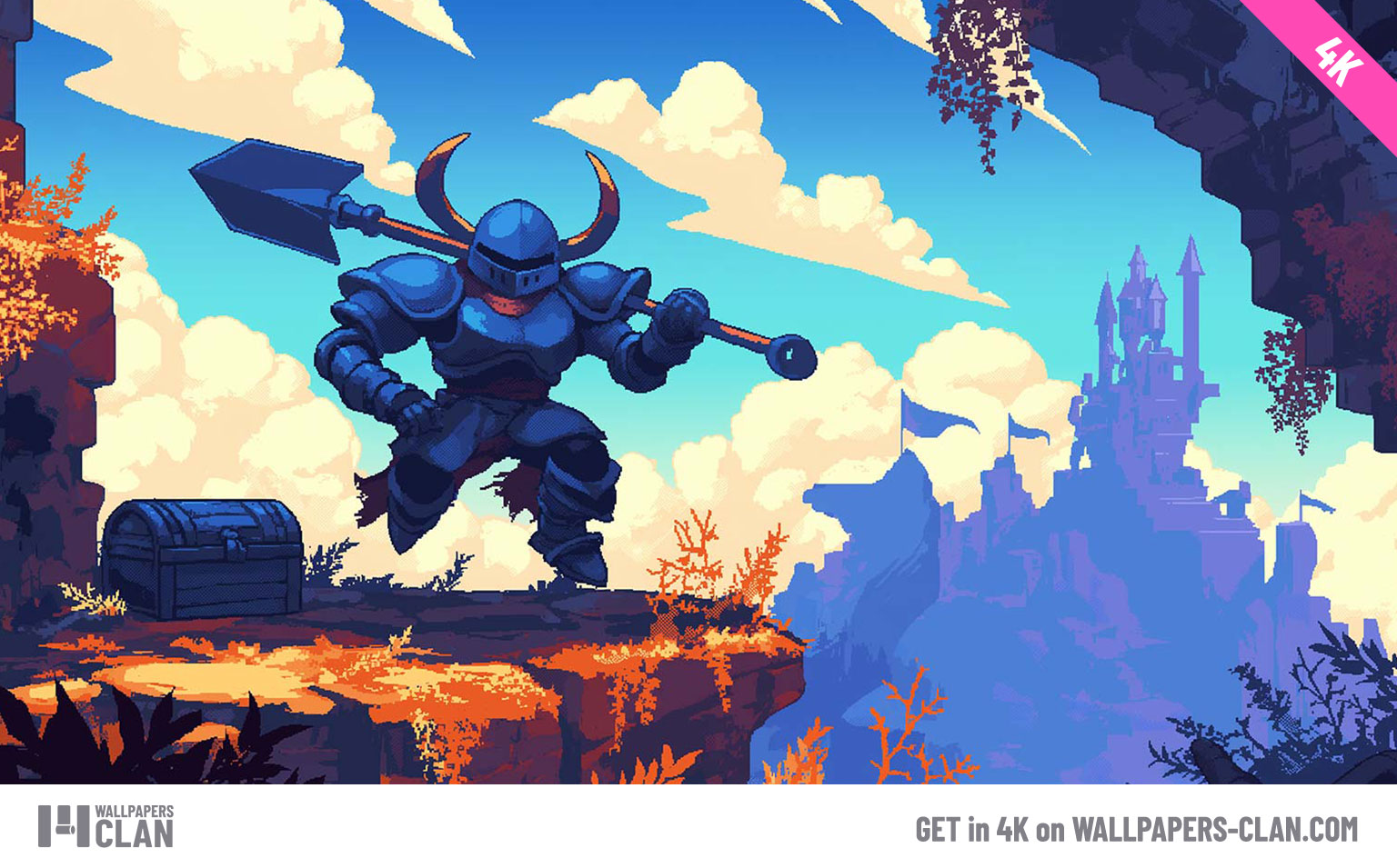 🔥 Free Download Shovel Knight Bonfire Pixel Art 4k Wallpaper by ...