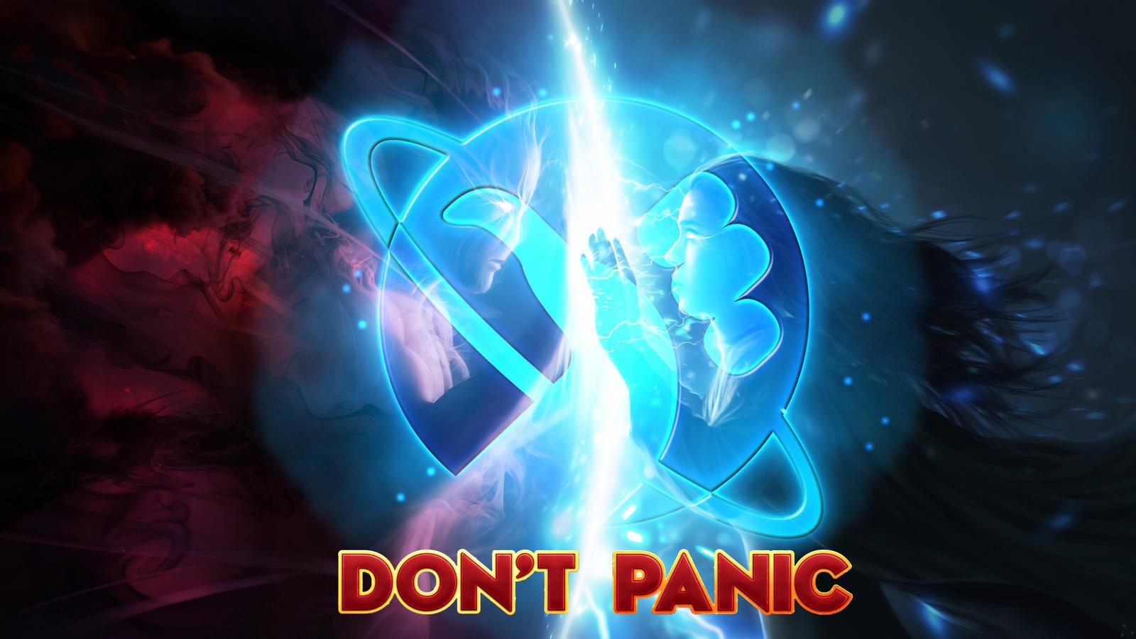 🔥 Free Download Don T Panic Black Button Png Image With Transparent Background by @coliver94 ...