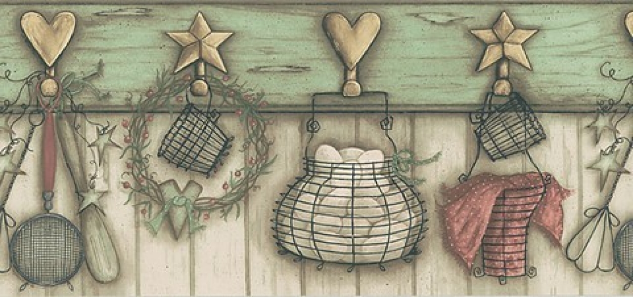 Wallpaper Border Cute Country