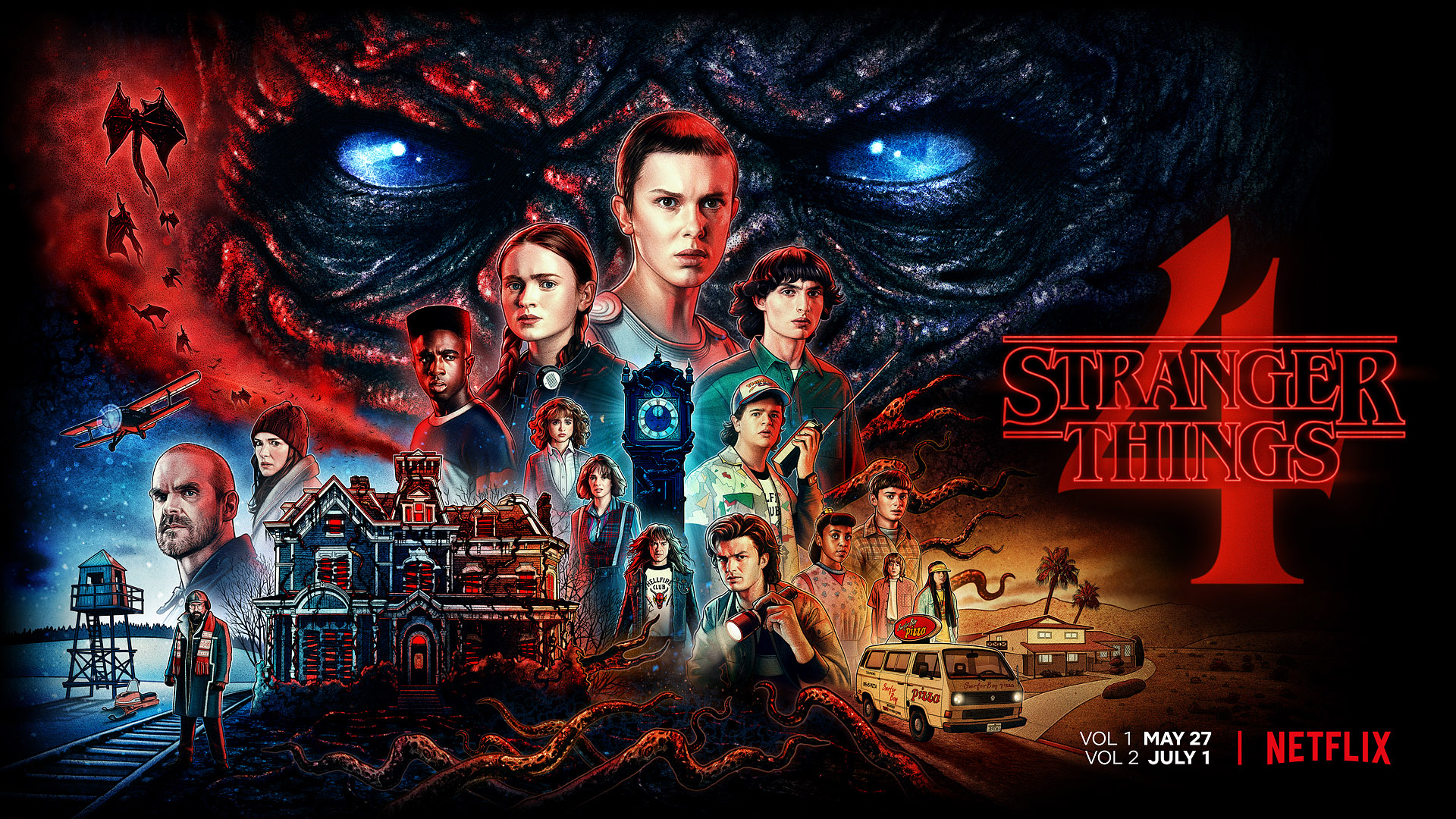 Stranger Things Banner Wallpaper Hd Tv Series 4k Wall Vrogue co