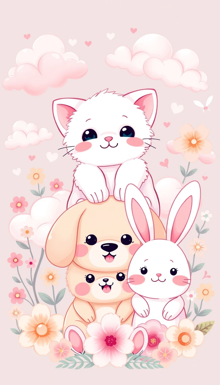 рџ ґ Free Download Kawaii Animals Wallpaper By Lorik71 Wallpapersafari