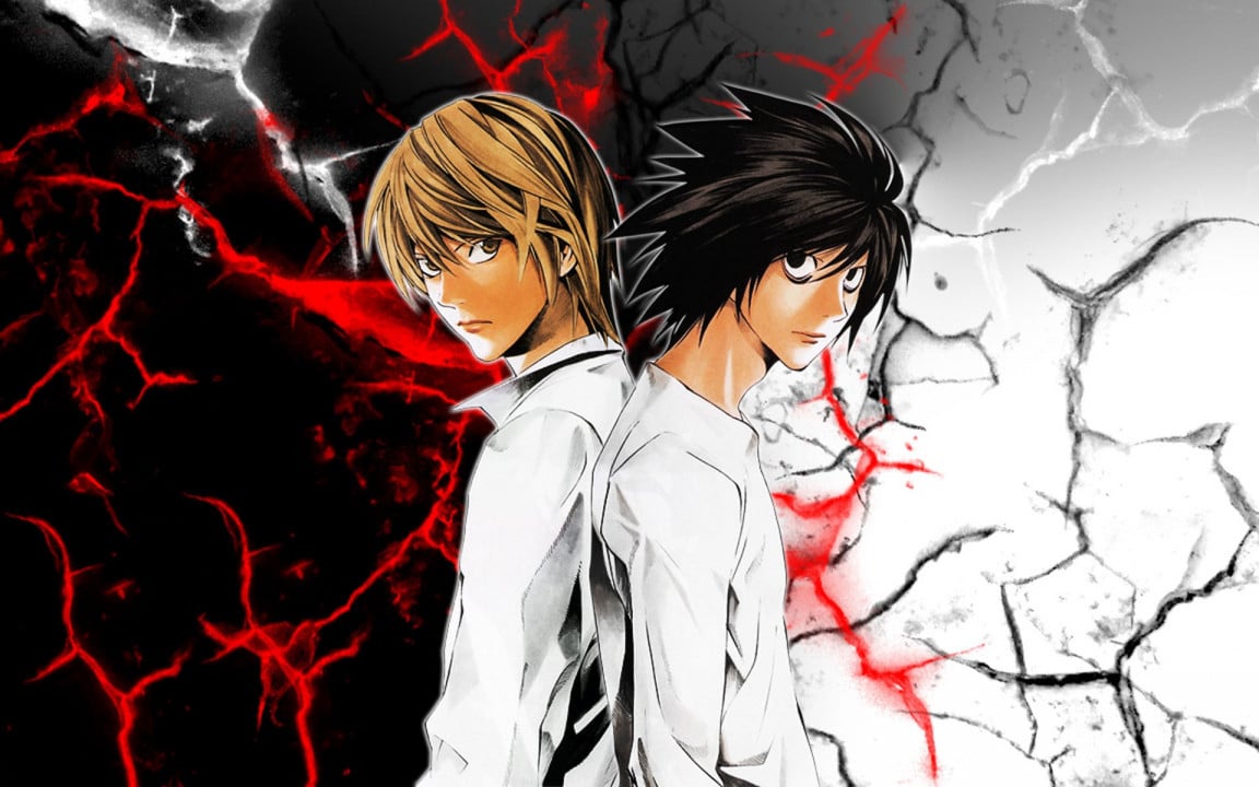 🔥 Free Download L Ryuzaki Light Yagami Death Note Hd Anime Wallpaper by ...
