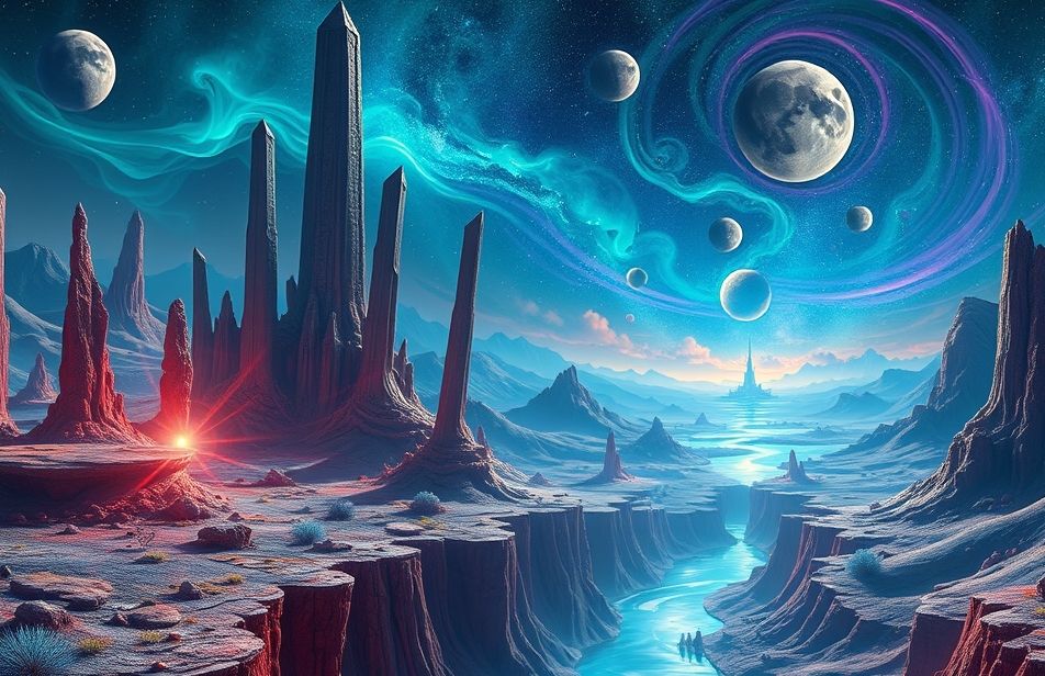 🔥 Free Download Alien Planet Landscapes Wallpaper by @edwardstewart ...