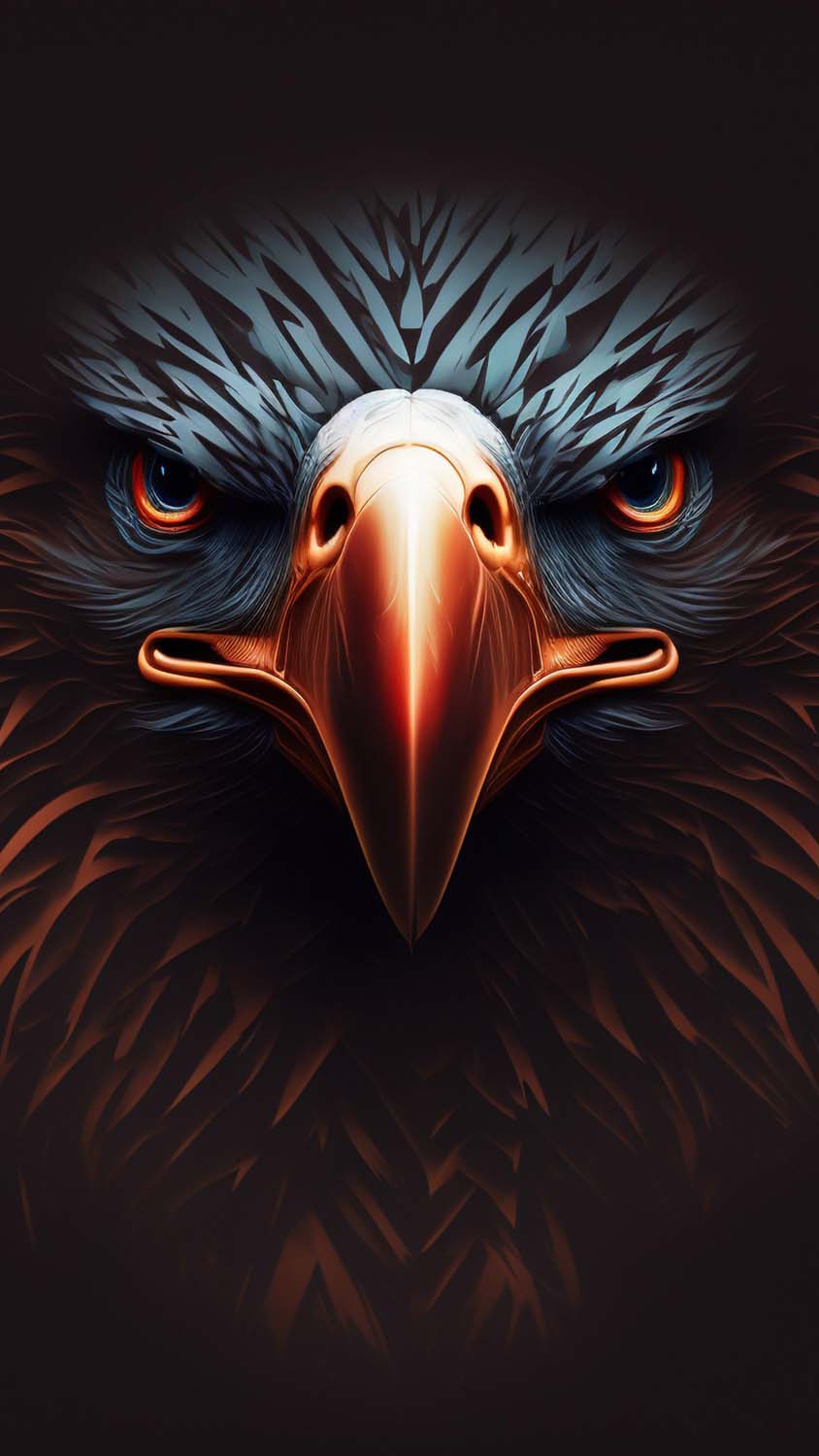 🔥 Free Download Neon Eagle Iphone Wallpaper by @jrussell49 ...