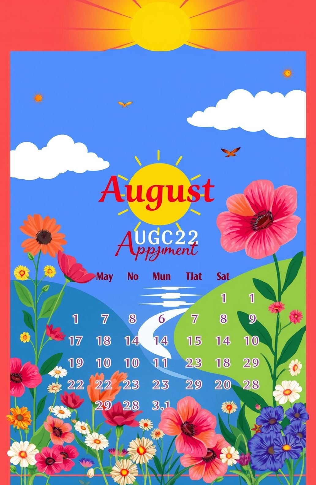 🔥 Free Download August Calendar Wallpaper by @jenniferorozco ...