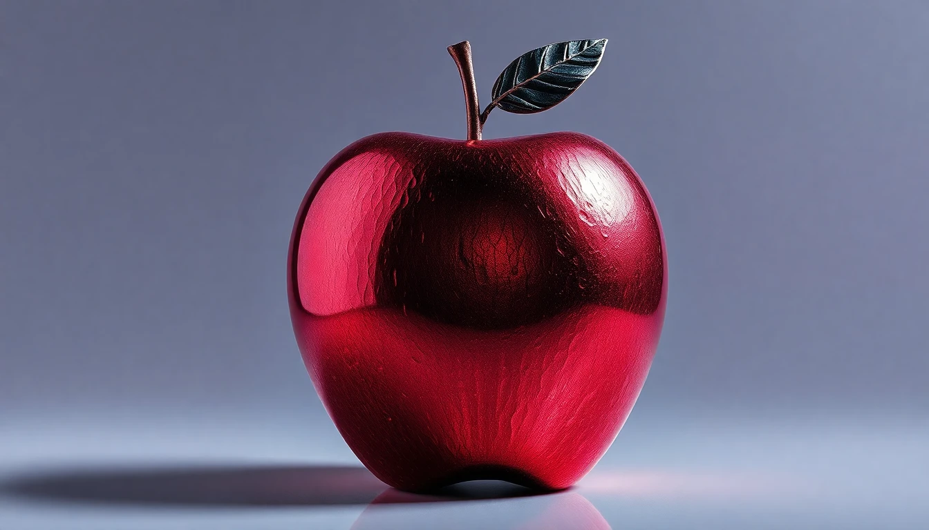 🔥 Free Download Metal Apple Wallpaper by @stephaniecollins ...