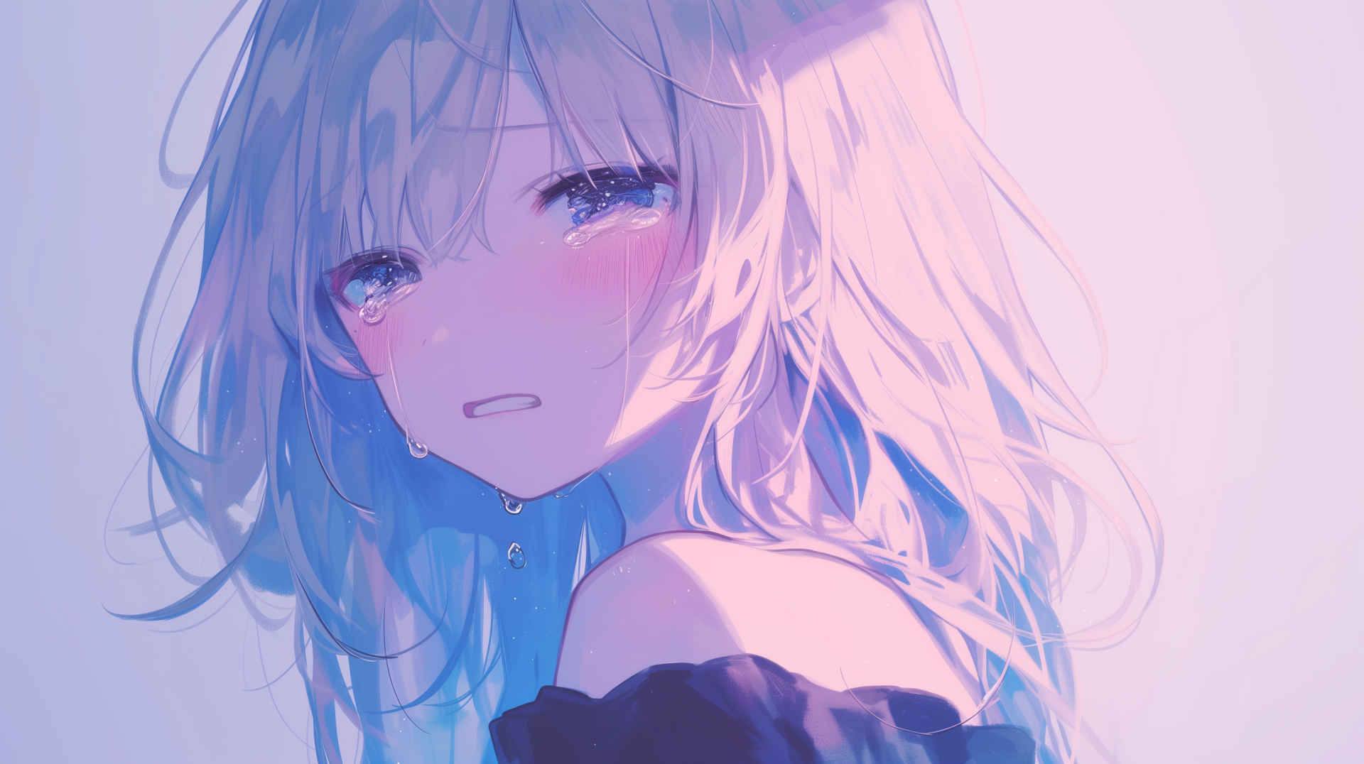 🔥 [40+] Sad Anime Girl Wallpapers | WallpaperSafari