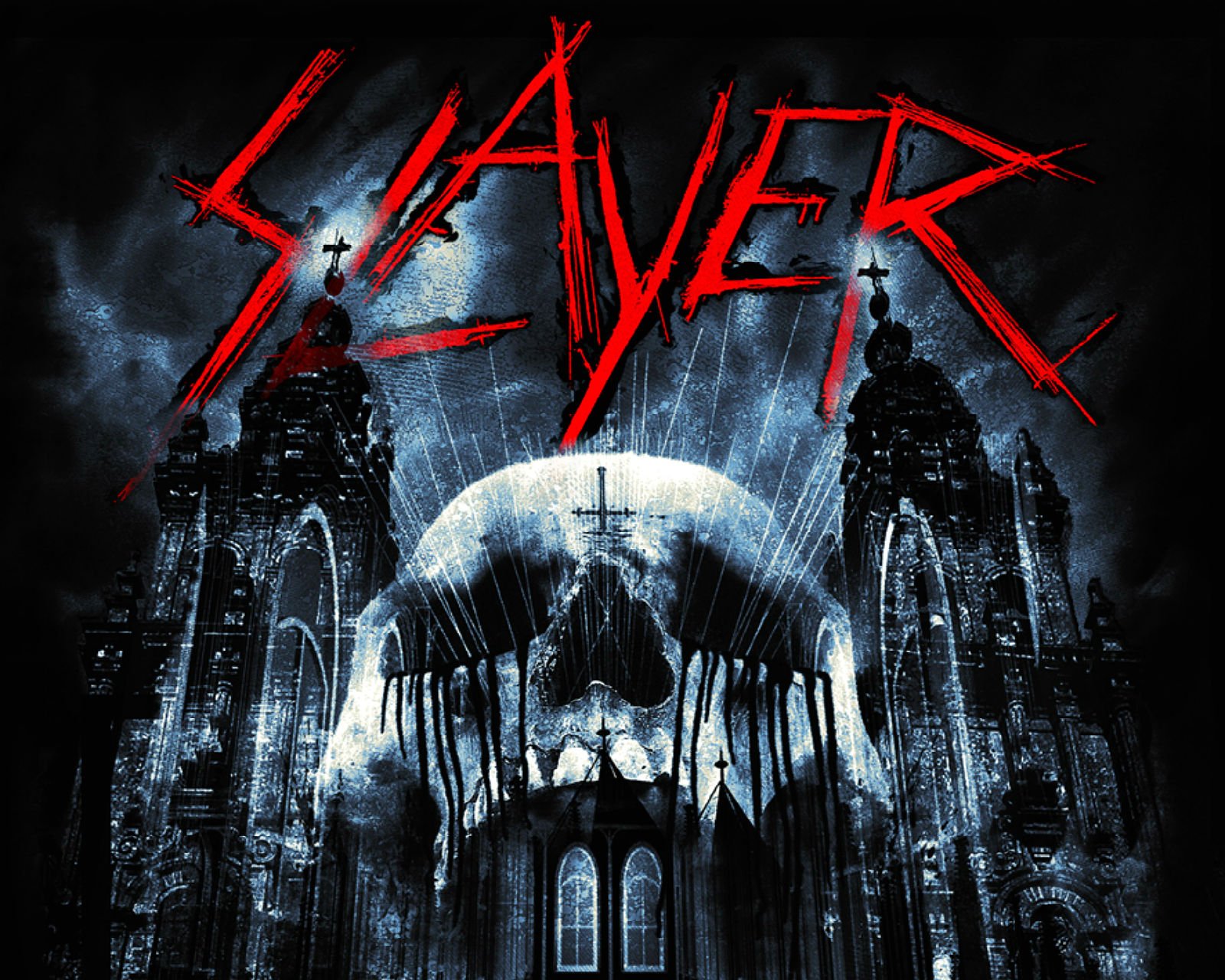 🔥 Free Download Slayer Death Metal Heavy Thrash Skull Dark Wallpaper ...