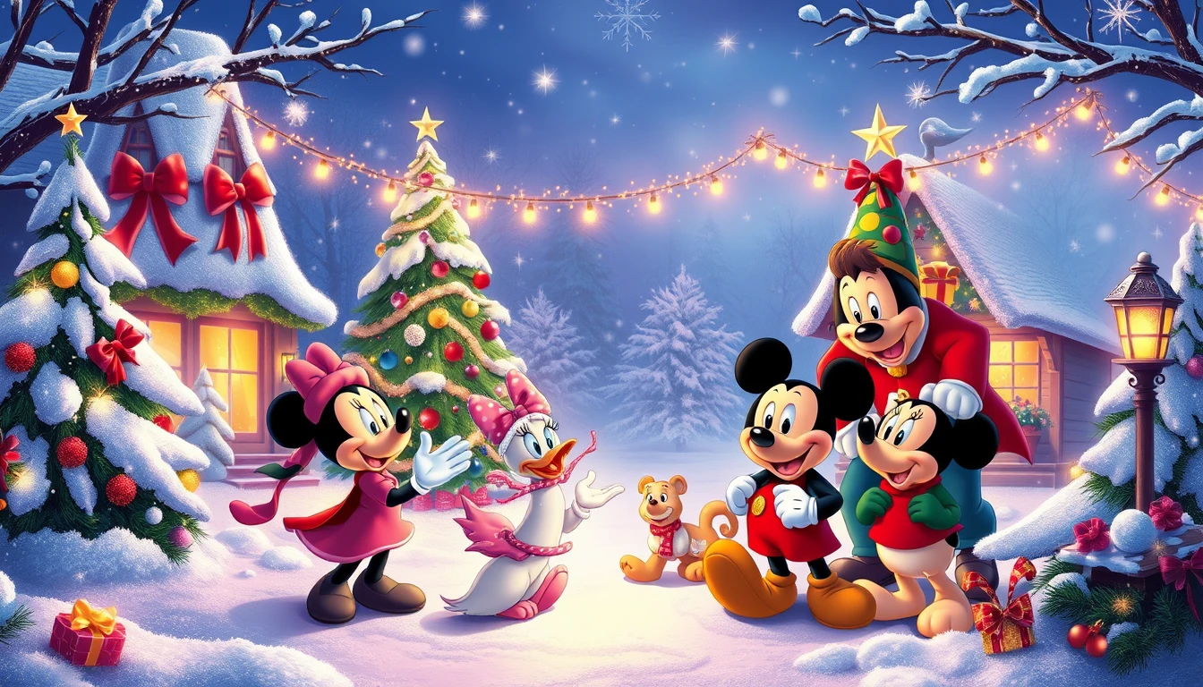 🔥 Download Disney Christmas Wallpaper by @jorgej on WallpaperSafari