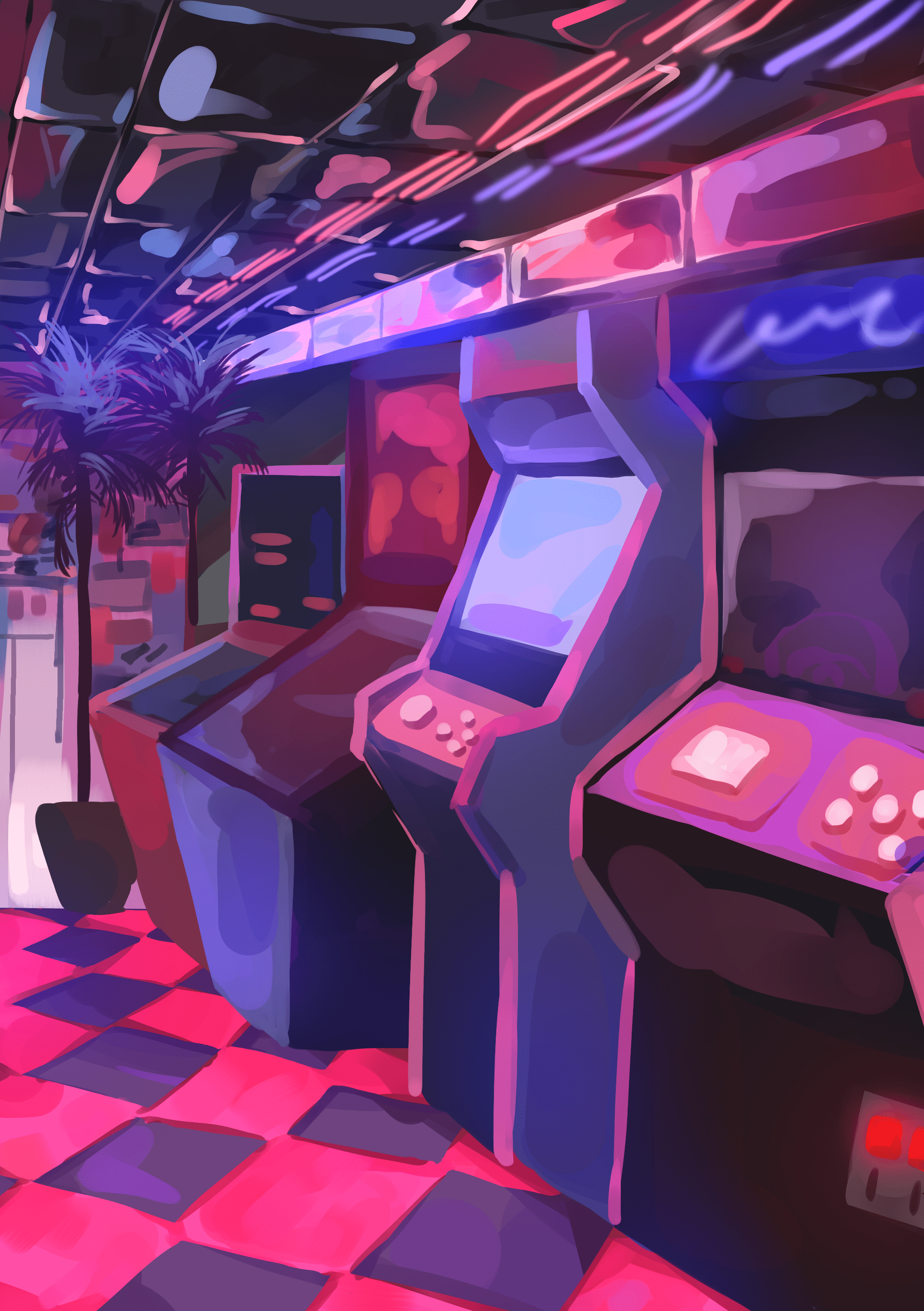 🔥 [50+] Arcade Aesthetic Wallpapers | WallpaperSafari