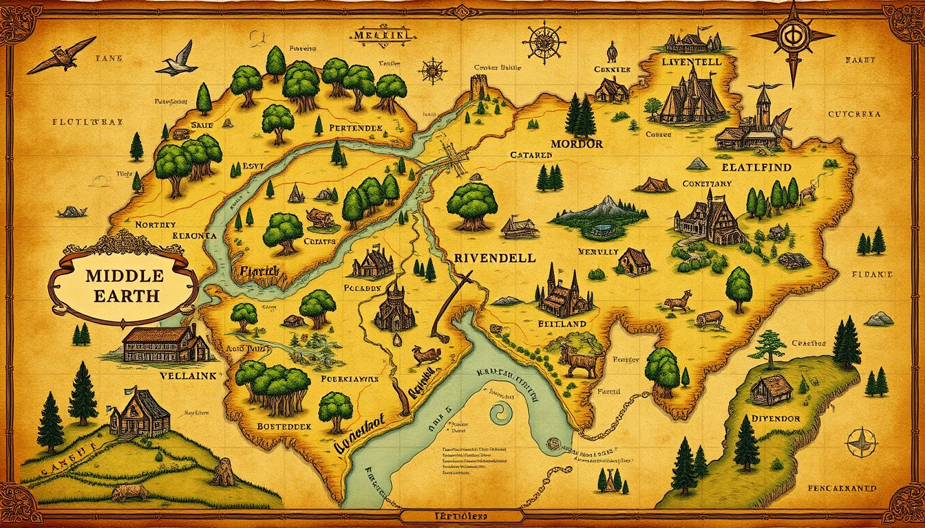 🔥 Free Download Map Of Middle Earth Wallpaper by @toddf64 | WallpaperSafari