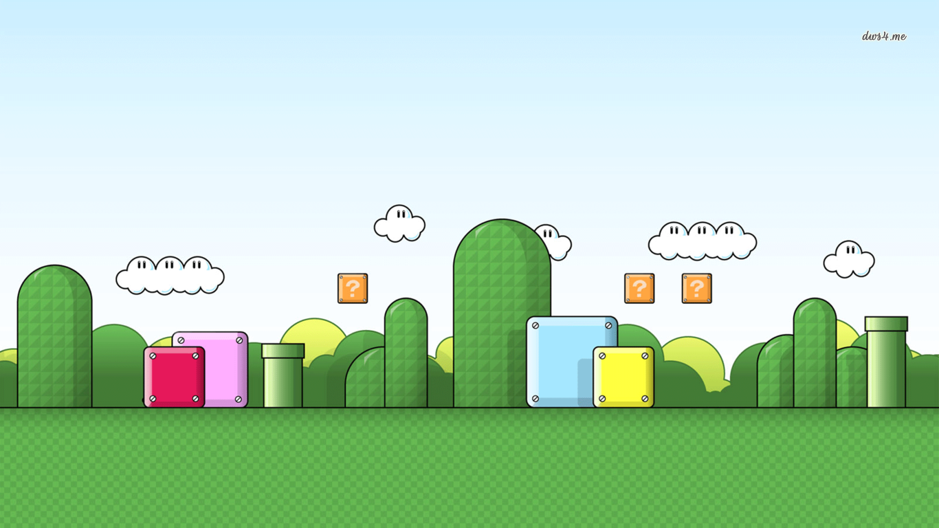 Super Mario Wallpaper Border