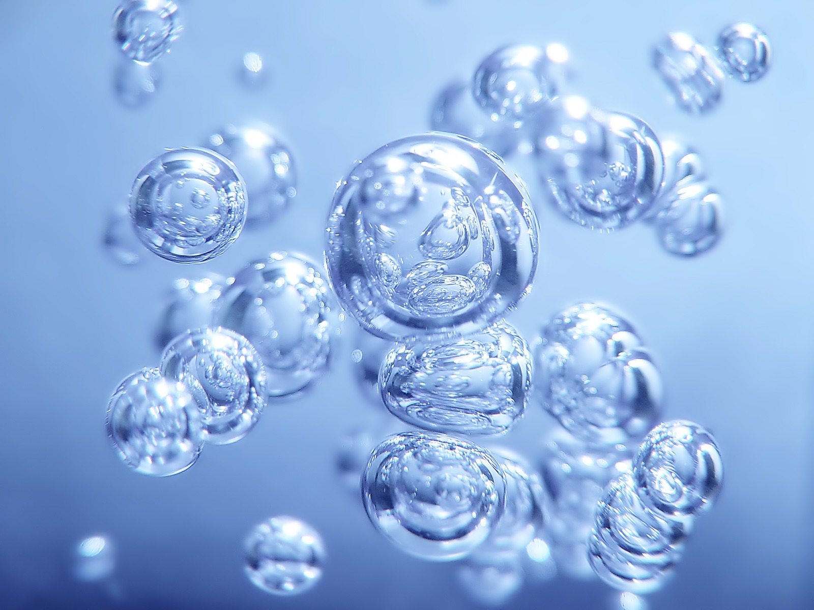 🔥 Free Download D Science Blue Bubbles Float Background Picture P O ...