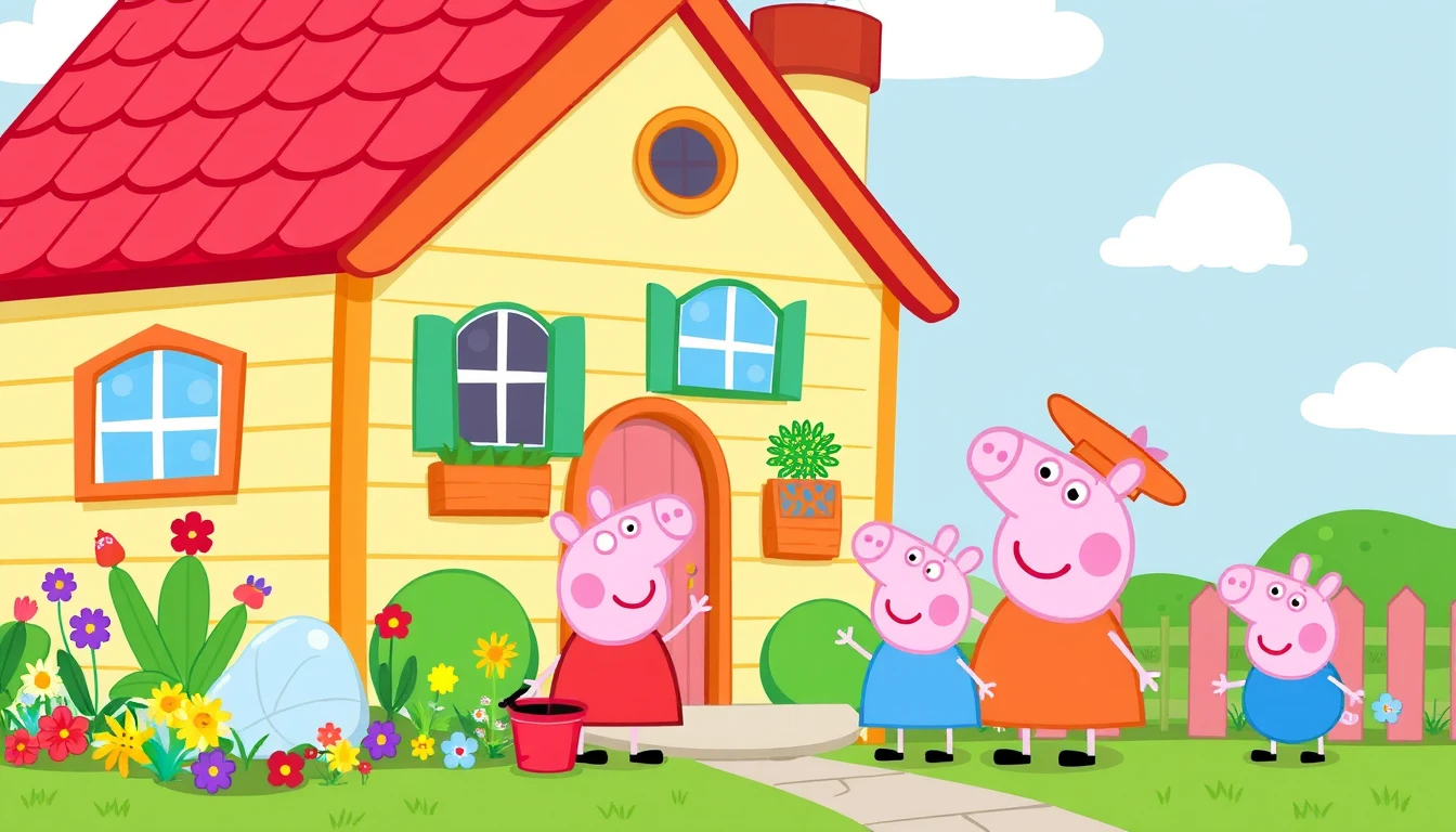 🔥 Free Download Peppa Pig House Hd Wallpaper by @msantiago ...