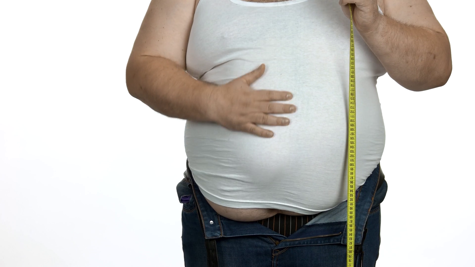 🔥 Free Download Fat Man Touching Belly Obese With Stock Footage Sbv ...