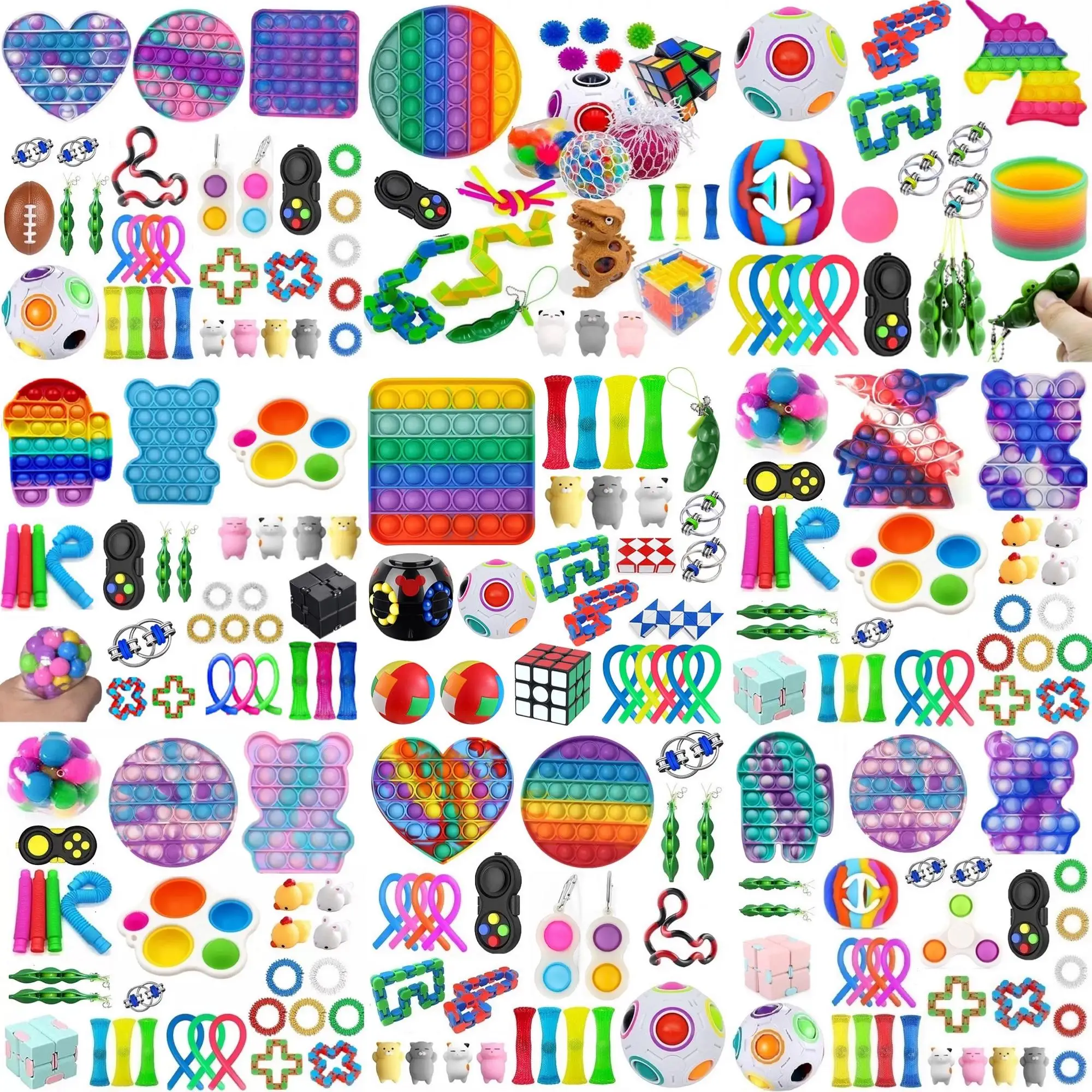 🔥 Free Download Buy Pcs Fidget Toys Pack Popits Fidgets Set For Classroom Rewards Wallpaper by ...