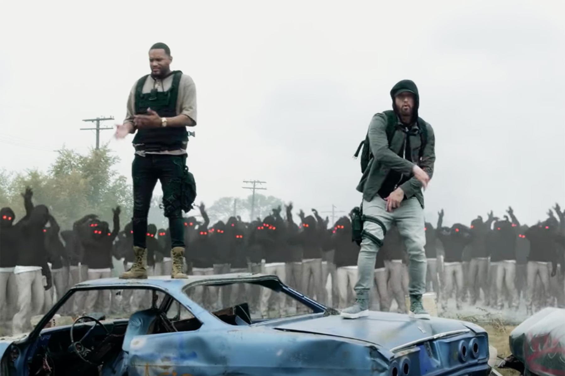 🔥 Free download See Eminems Video for Lucky You With Joyner Lucas ...