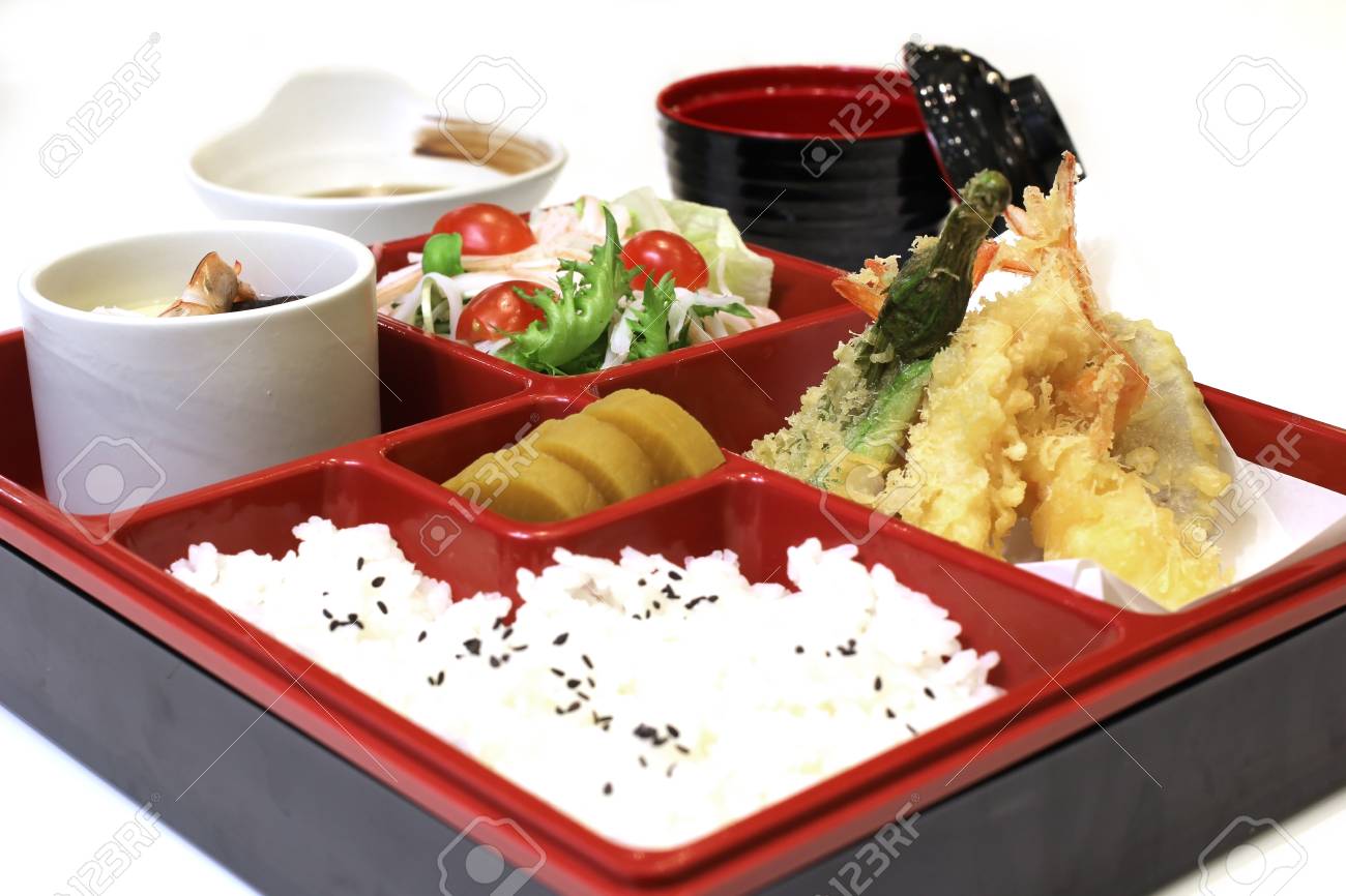 🔥 Download Japanese Bento Lunch Set Isolated On White Background Stock ...