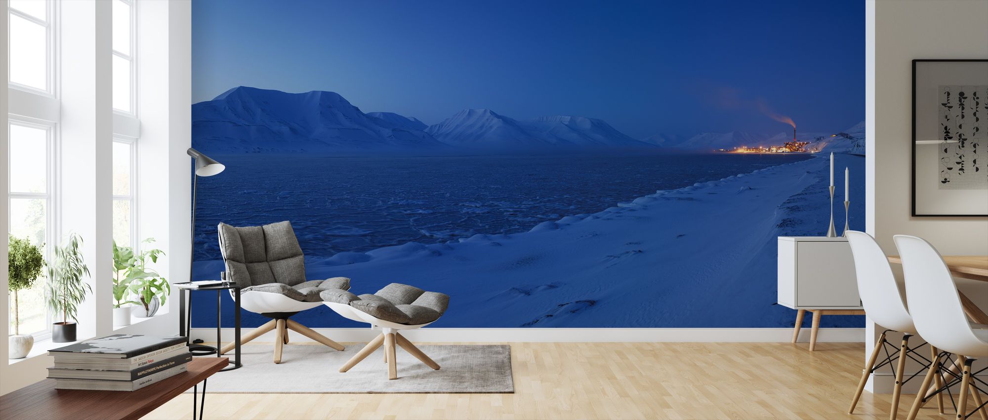 🔥 Free Download Longyearbyen By Night Svalbard I High Quality Wall ...