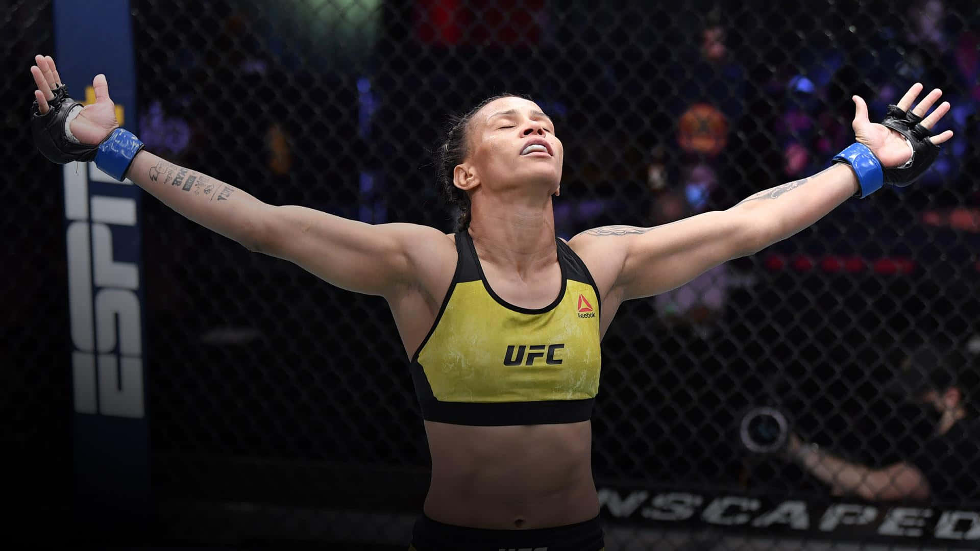 🔥 Free Download Amanda Lemos Fierce And Inspiring Mma Fighter Wallpaper ...