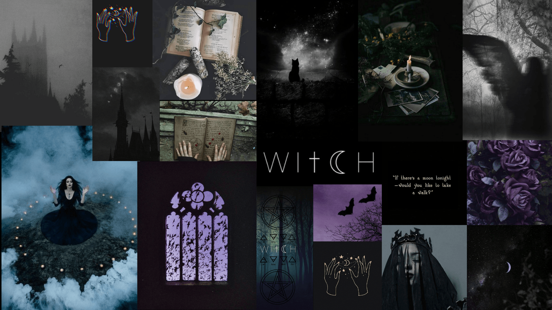 🔥 Free Download Witch Aesthetic Desktop Wallpaper by @heatherjohnson ...