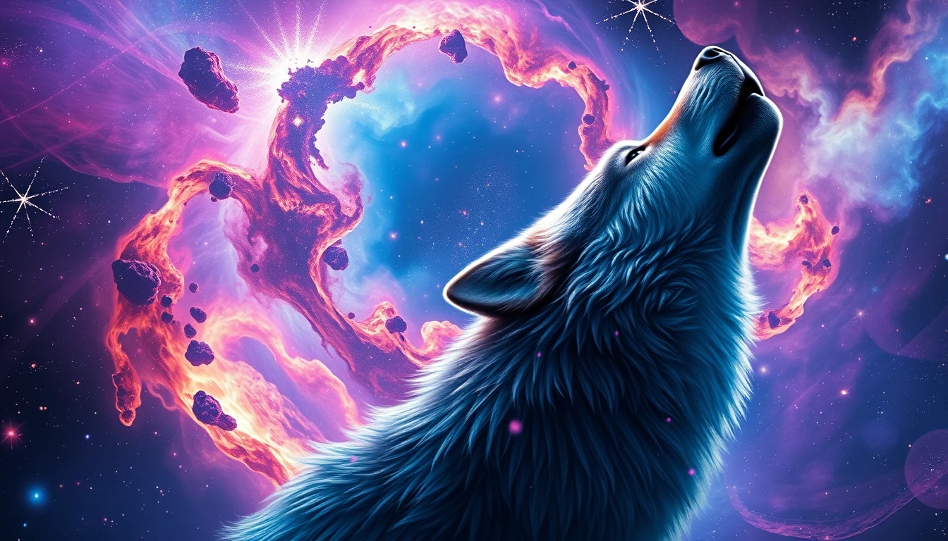 🔥 [50+] Galaxy Wolf Wallpapers | WallpaperSafari
