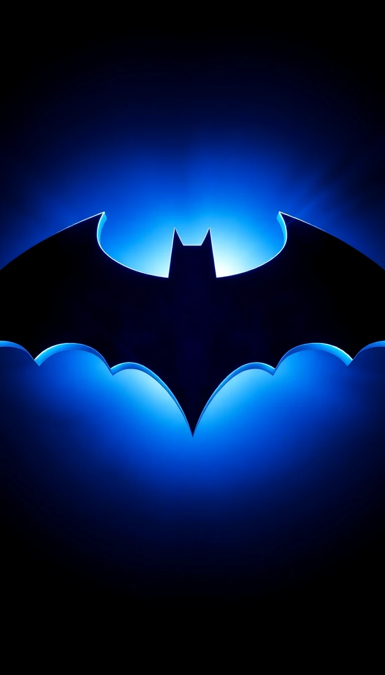 🔥 Free Download Blue Batman Logo Wallpaper by @debrasilva | WallpaperSafari