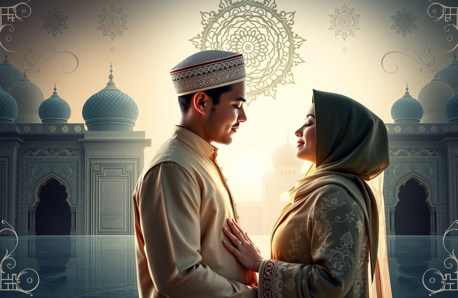 🔥 Free Download Islamic Couple Wallpaper Models by @briannaw ...