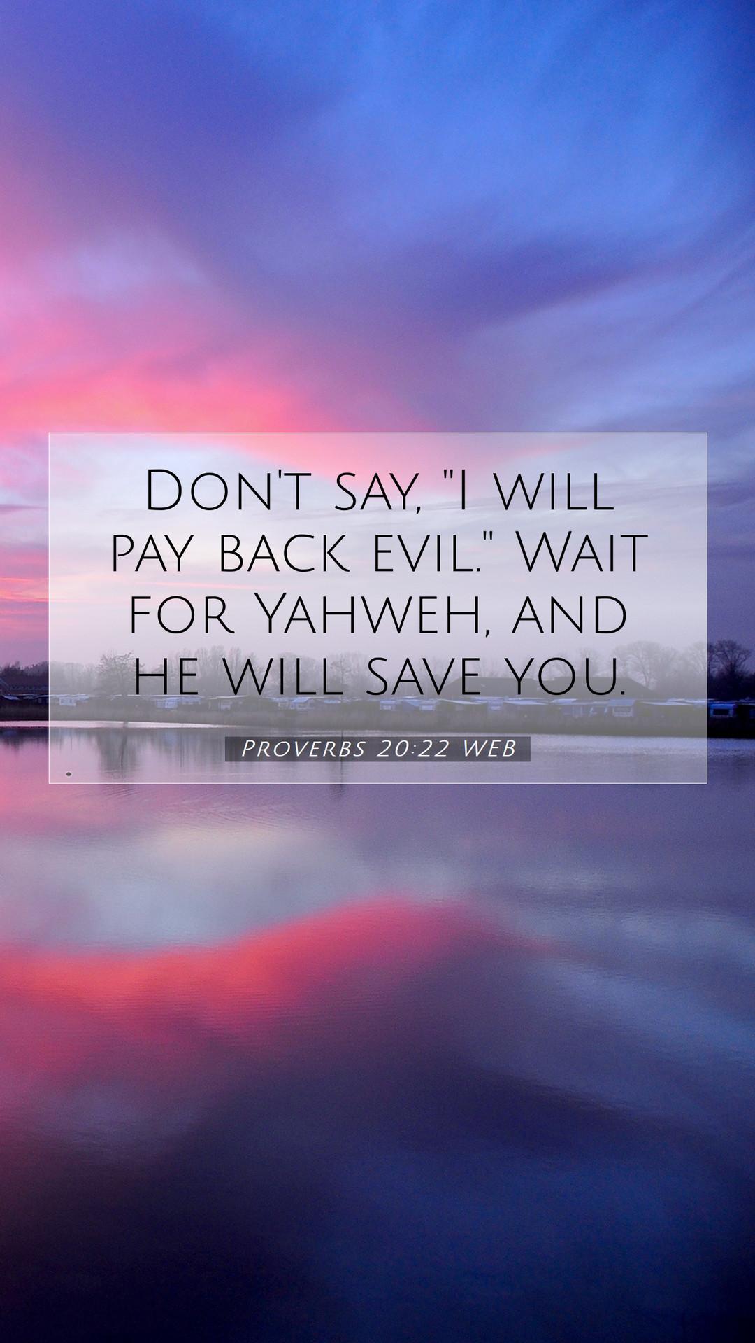 Free Download Proverbs WEB Mobile Phone Wallpaper Dont Say I Will Pay