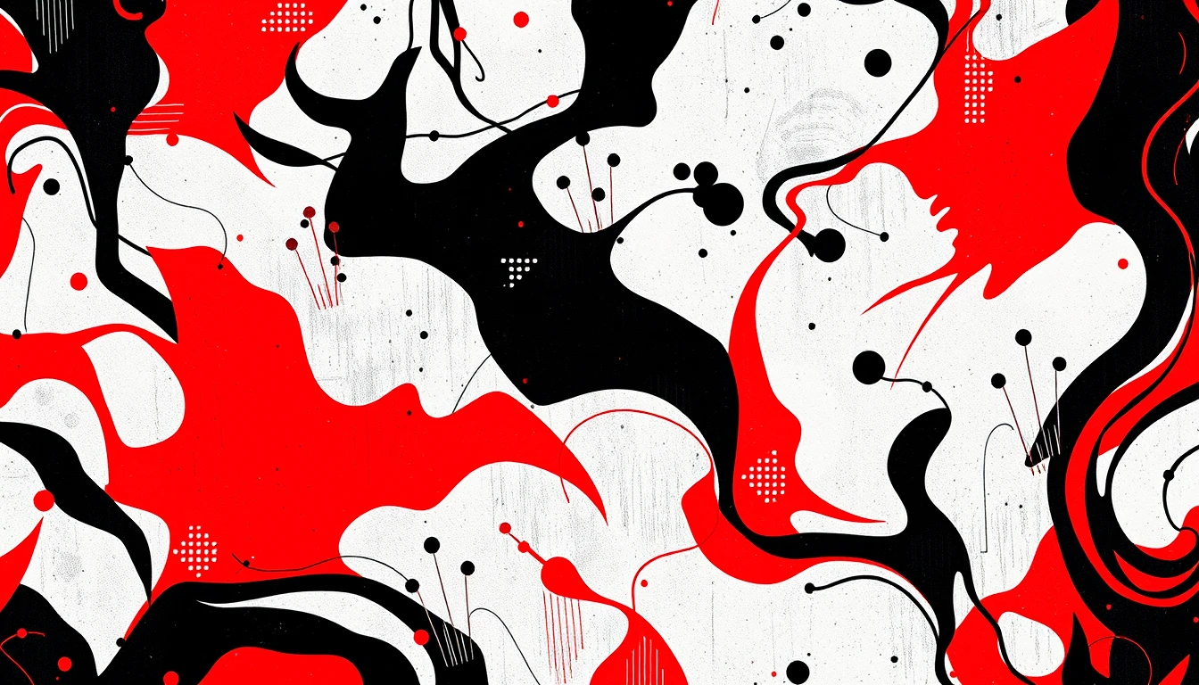 🔥 Free Download Black And Red Abstract Wallpaper by @mariem75 ...