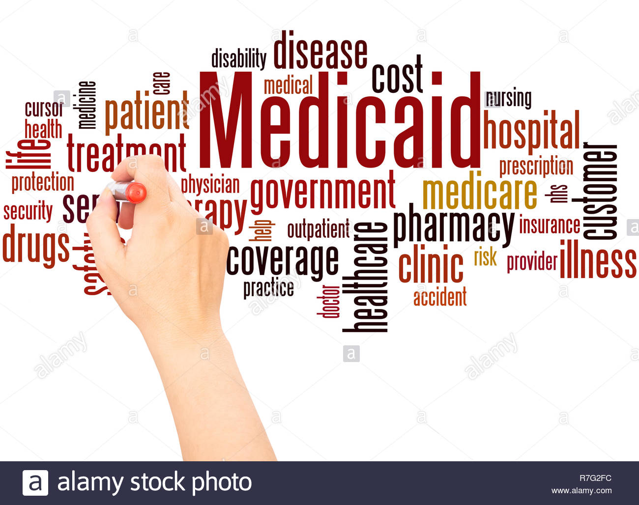 Free download Medicaid word cloud hand sphere concept on white ...