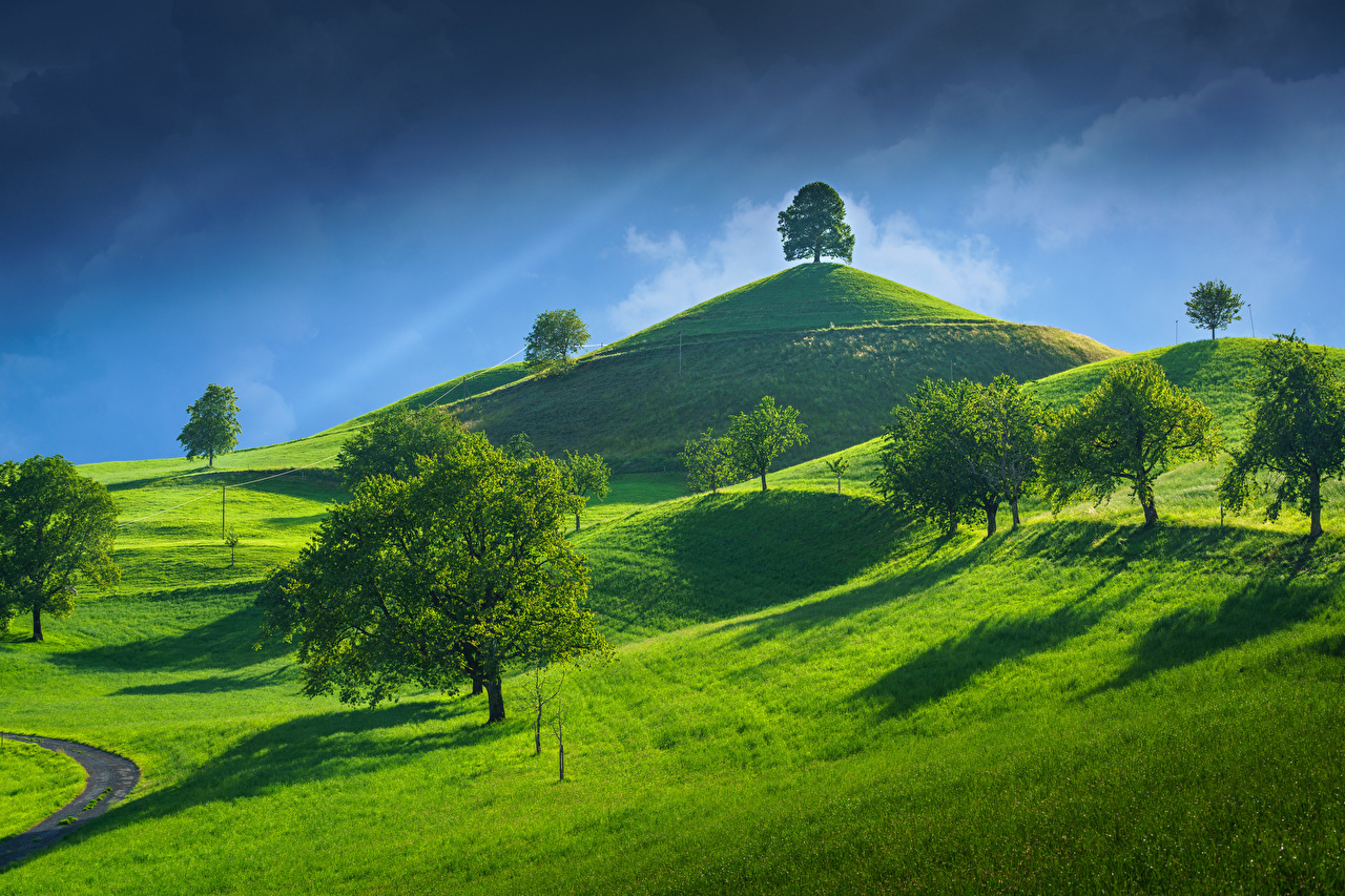 🔥 Free Download Wallpaper Switzerland Canton Of Zug Nature Sky Hill ...