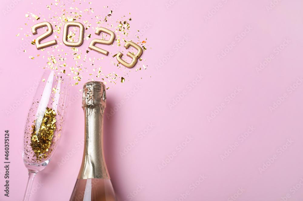 [24+] New Year 2023 Pink Wallpapers | WallpaperSafari