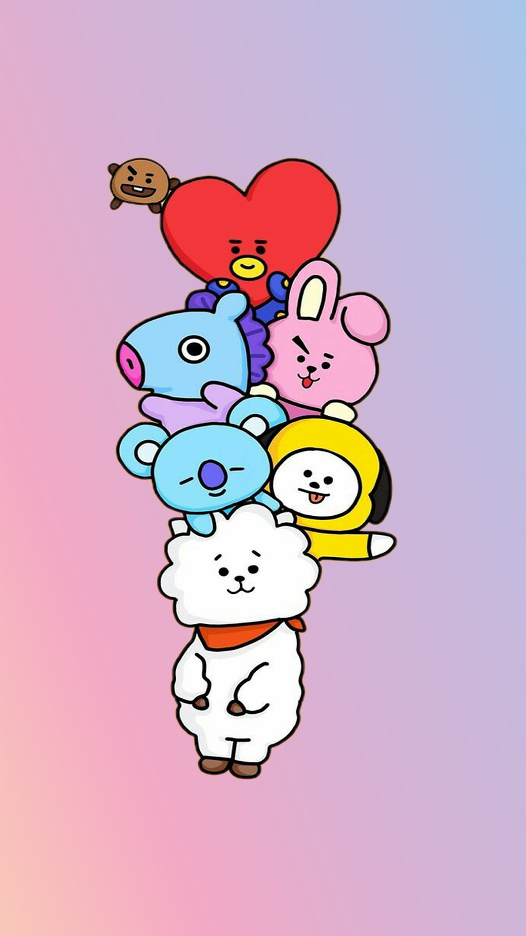 🔥 Free Download Bts Cartoon Wallpaper by @stevenk62 | WallpaperSafari