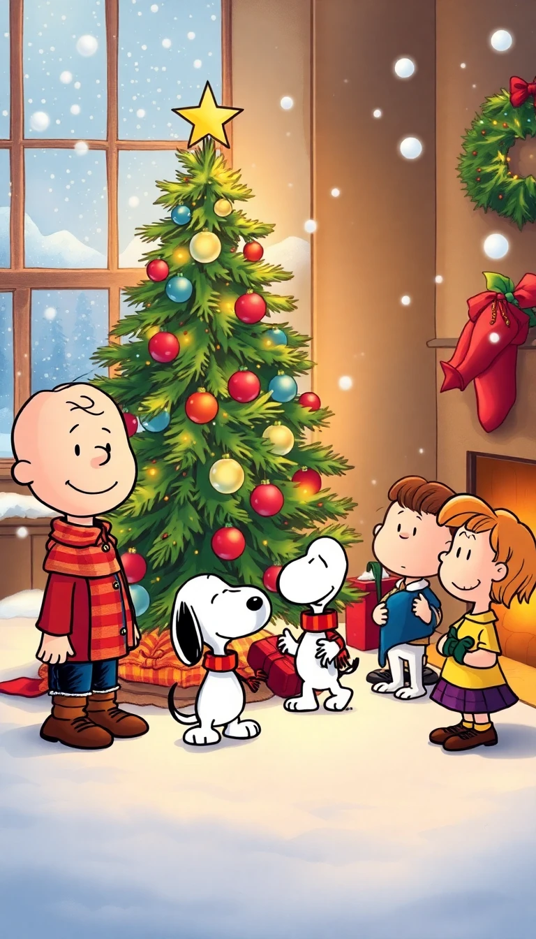 🔥 [50+] Peanuts Gang Christmas Wallpapers | WallpaperSafari