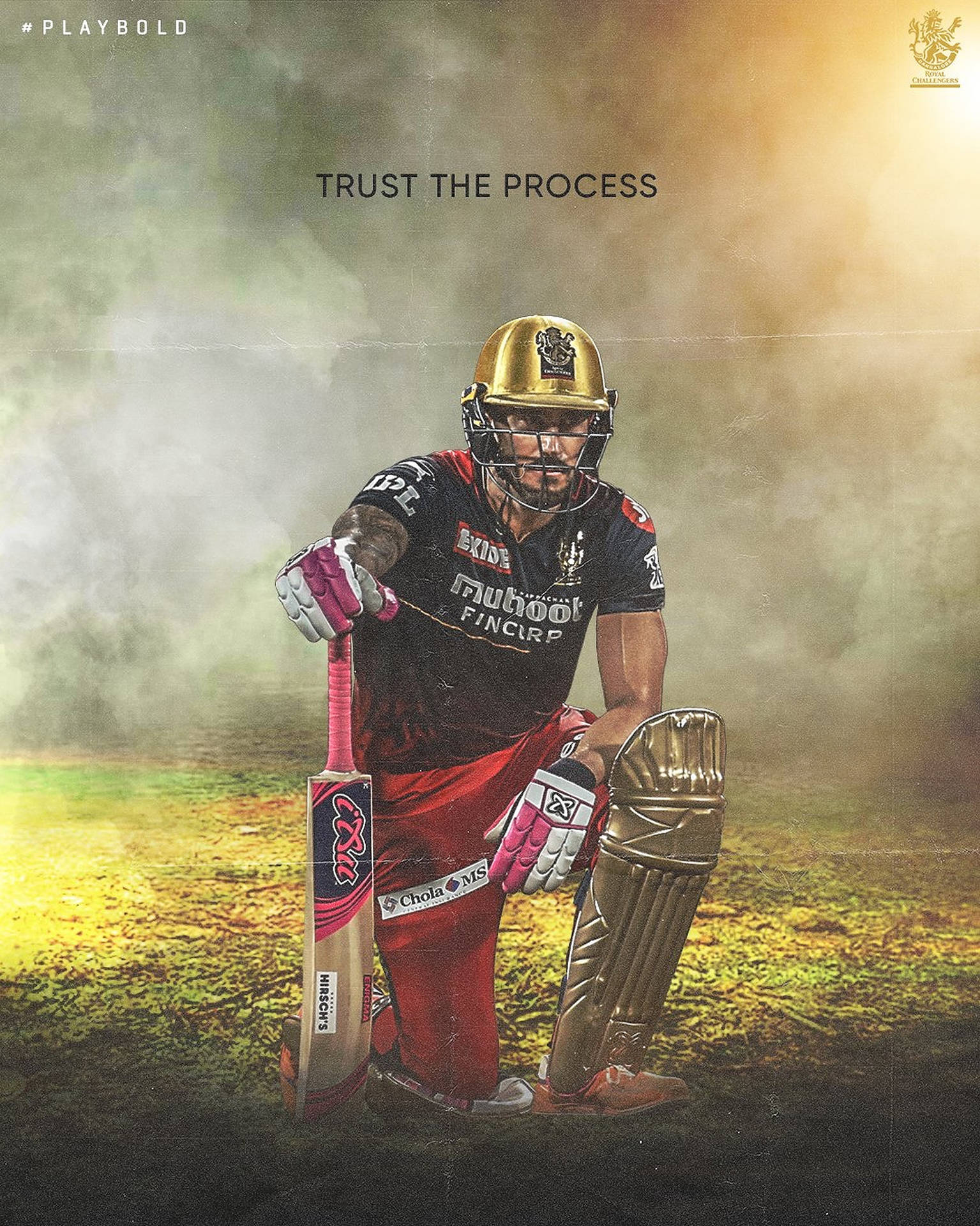 🔥 Free Download Royal Challengers Bangalore Trust The Process Wallpaper ...