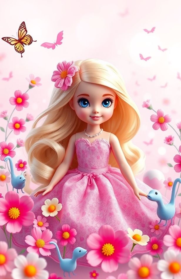 🔥 Free Download Cute Barbie Doll Wallpaper by @yolandaskinner ...