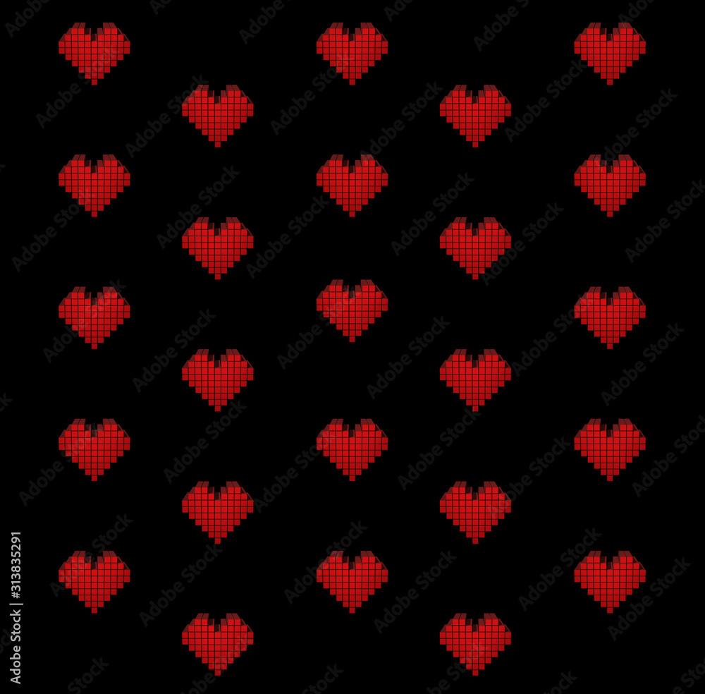 🔥 [34+] Red Pixel Wallpapers | WallpaperSafari