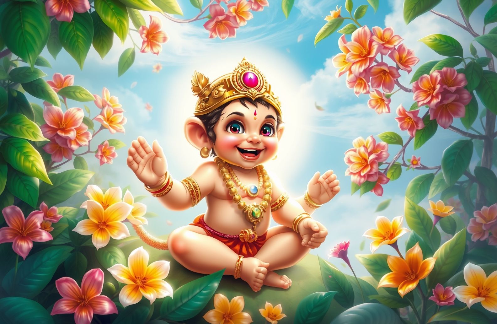 🔥 Free Download Baby Hanuman Wallpaper by @brusso98 | WallpaperSafari