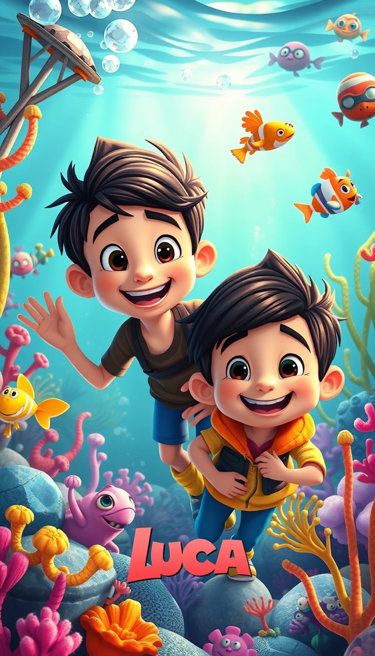 🔥 [50+] Luca Cartoon 2021 Wallpapers | WallpaperSafari