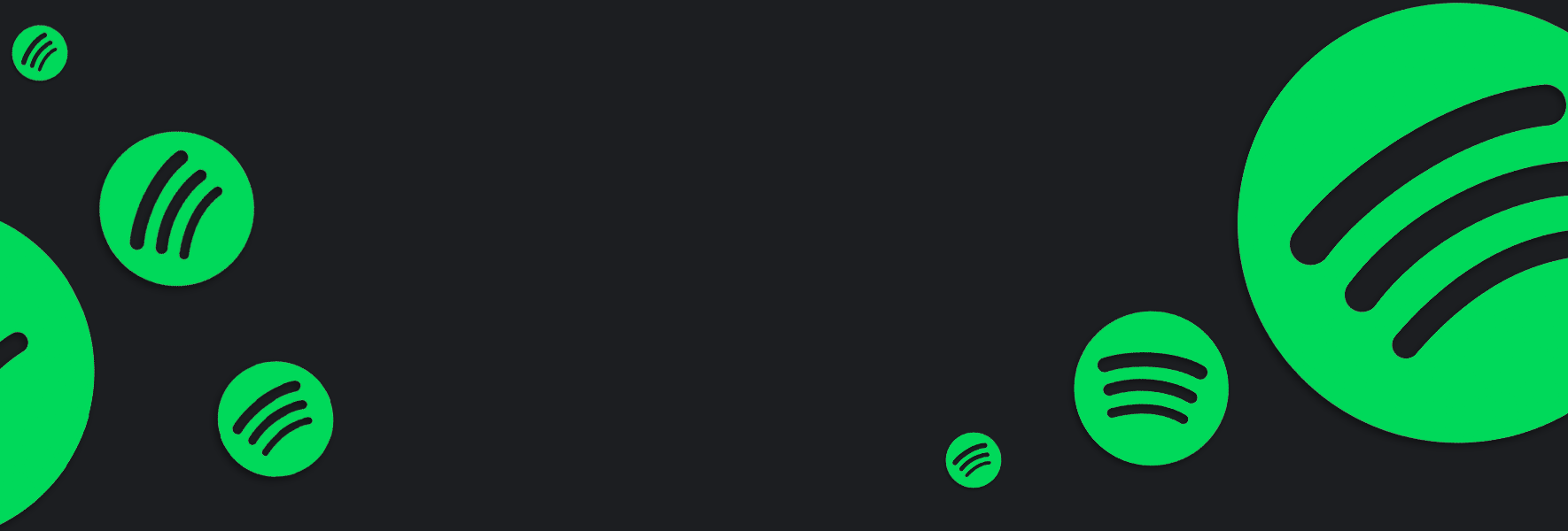 Free Download Spotify Theme Music Background Dark Bkg 1770x600 For 