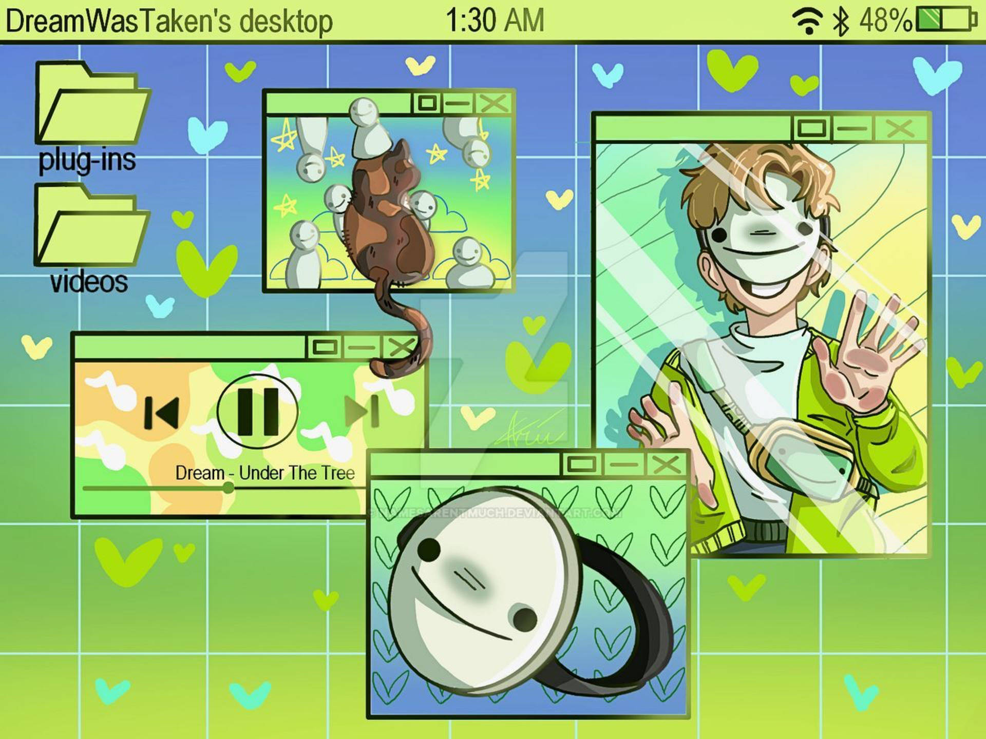 🔥 Free Download Minecraft Dream Wallpaper by @jenniferbell ...