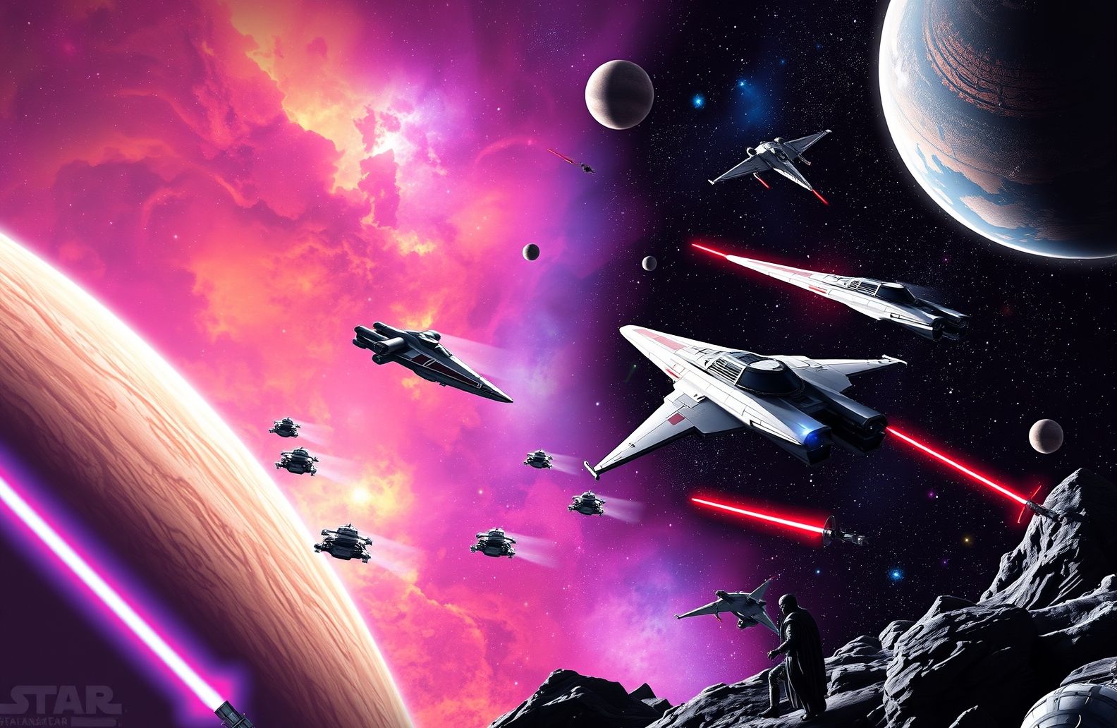 🔥 Free Download Star Wars Space Wallpaper by @michellemadden ...